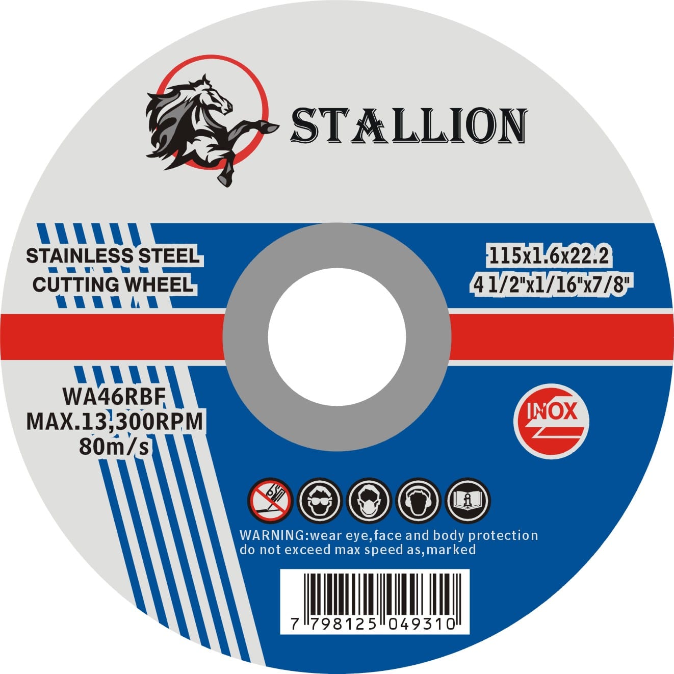 Stallion ABR Cutting 115X1.0 Inox (10Pkt) » Stallion Tools